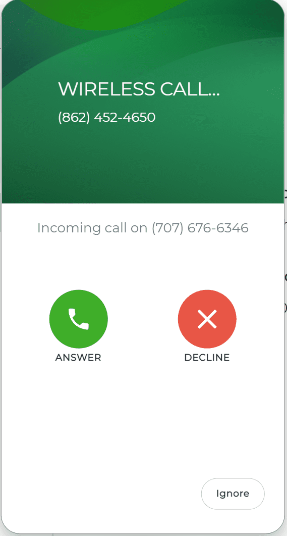 How do I place and manage calls using my browser?