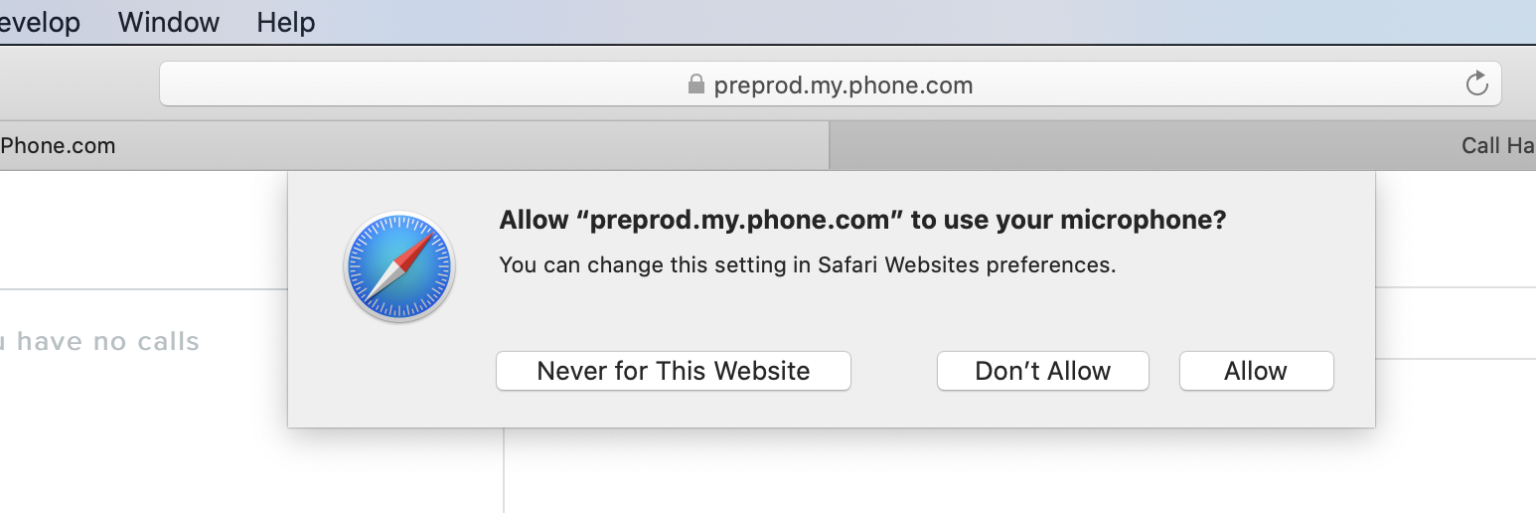 How do I place and manage calls using my browser?