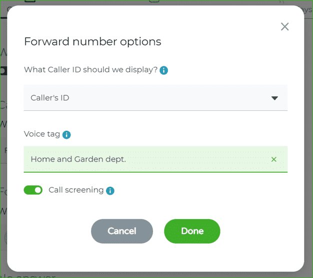 How can I differentiate between business calls and my personal calls