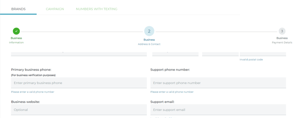 Text Messaging Registration: Field-by-Field Guide